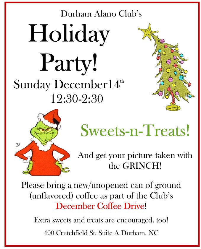 DAC Holiday Party - Durham Alano Club